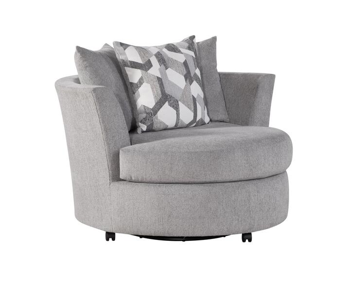 Apollo Gray Swivel Chair – WCC Furniture & Mattress Center