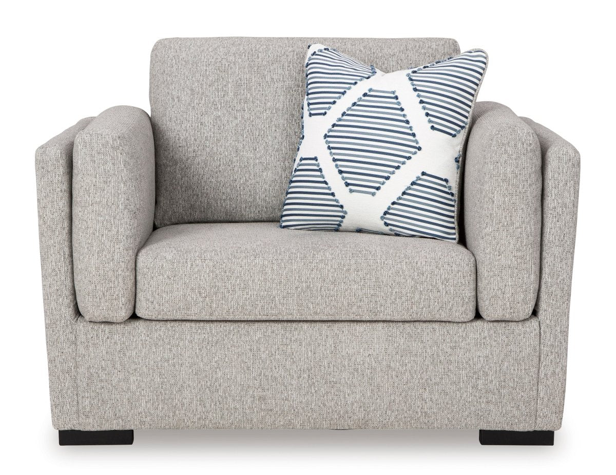 Evansley Pewter Chair and a Half – WCC Furniture & Mattress Center