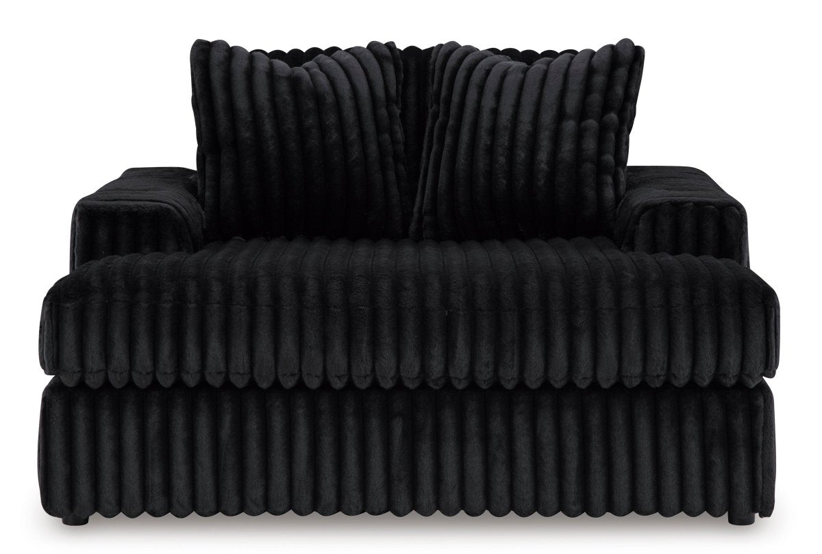 Midnight Madness Onyx Oversized Chaise Chair – WCC Furniture & Mattress ...